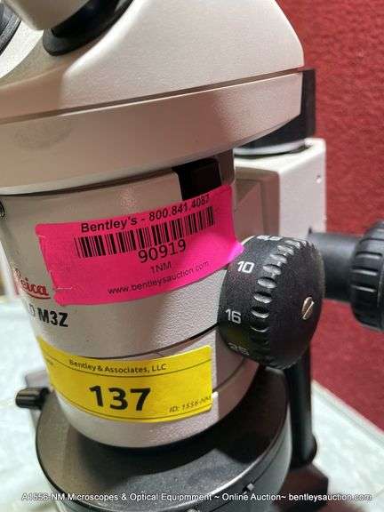 LEICA WILD M3Z STEREO ZOOM MICROSCOPE - Bentley & Associates, LLC