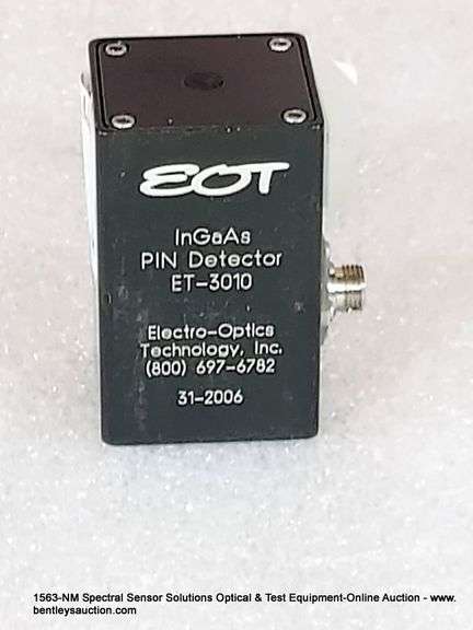 EOT - IN GA AS PIN DETECTOR ET-3010 - Bentley & Associates, LLC
