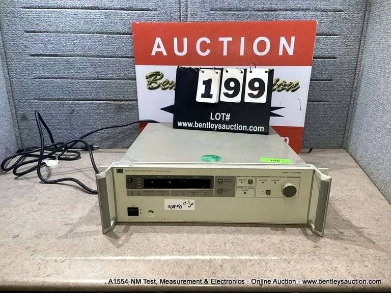 HP 6032A SYSTEM POWER SUPPLY - Bentley & Associates, LLC