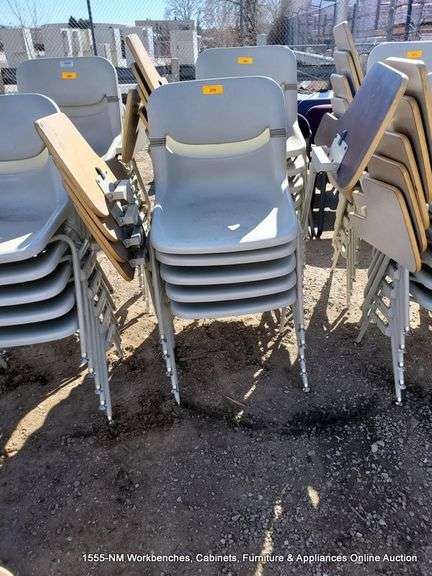 STACKABLE DESK CHAIRS (5X MONEY) - Bentley & Associates, LLC