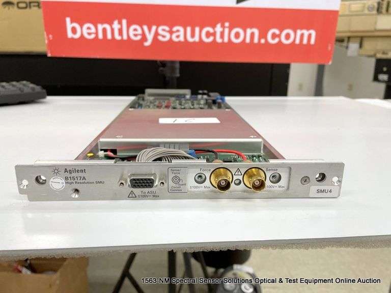 AGILENT B1517A HIGH RESOLUTION SMU - Bentley & Associates, LLC