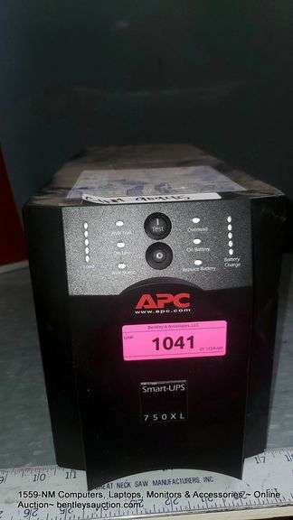 APC 750XL SMART UPS - Bentley & Associates, LLC