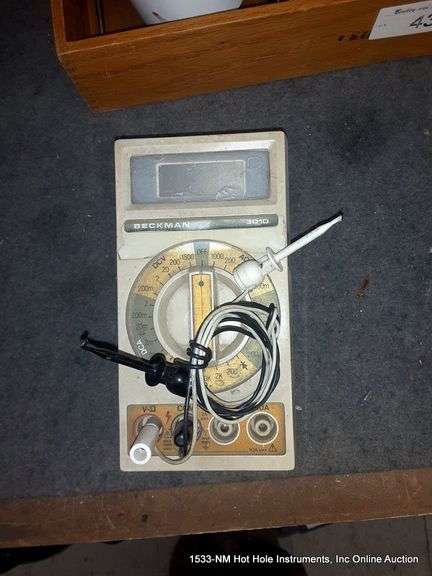 BECKMAN 3010 MULTIMETER - Bentley & Associates, LLC
