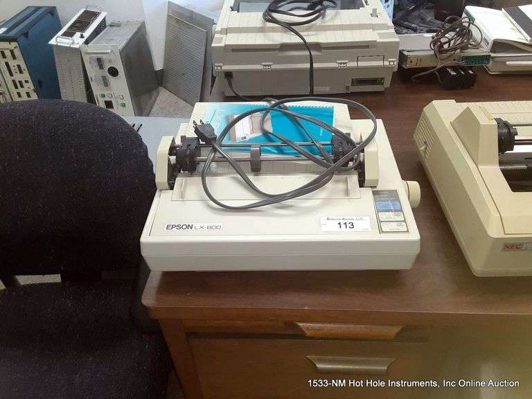 EPSON LX-800 - Bentley & Associates, LLC