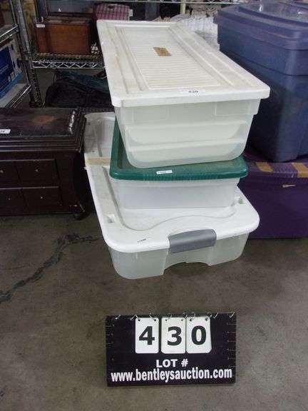 ELONGATED POLY STORAGE TOTES (4X MONEY) - Bentley & Associates, LLC