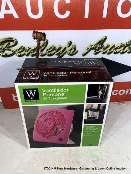 WESTPOINTE 7" PERSONAL FAN *AS IS* - Bentley & Associates, LLC