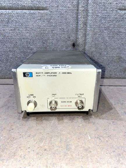 HP 8447A AMPLIFIER - Bentley & Associates, LLC