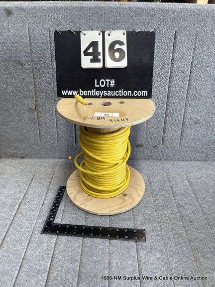 SPOOL: BELDEN 20 AWG TYPE KX CABLE-YELLOW - Bentley & Associates, LLC