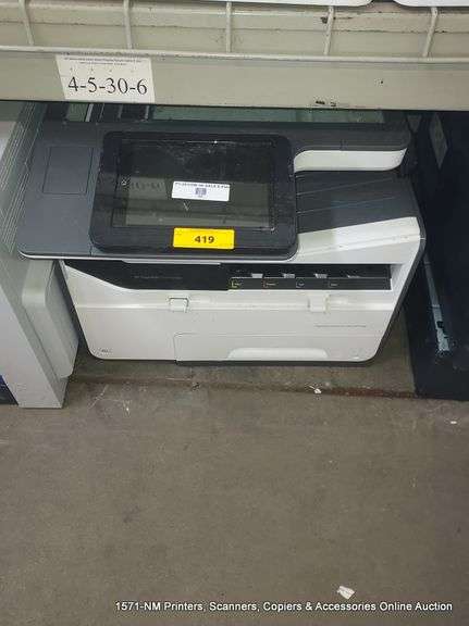 HP PAGE WIDE ENTERPRISE COLOR MFP 586 COPIER - Bentley & Associates, LLC