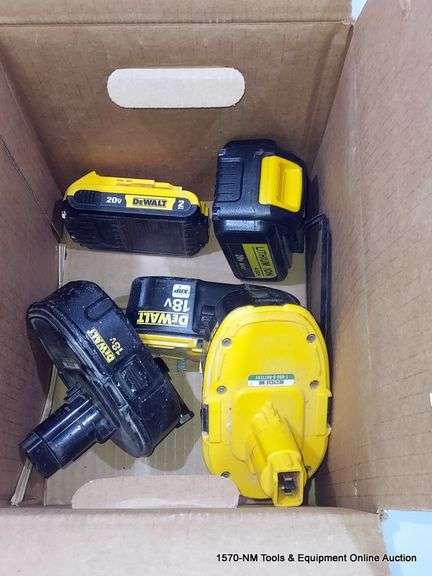 BOX: ASSORTED CORDLESS BATTERIES - Bentley & Associates, LLC