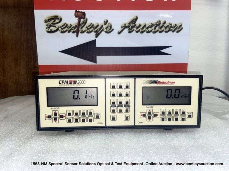 MOLECTRON EPM 2000 LASER ENERGY / POWER METER - Bentley & Associates, LLC