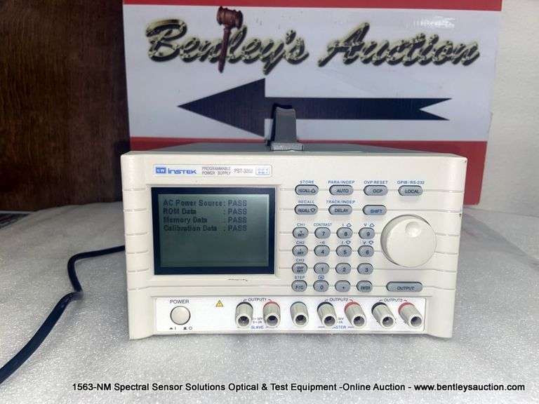 INSTEK PST-3202 PROGRAMMABLE POWER SUPPLY - Bentley & Associates, LLC