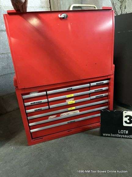 PROTO 12-DRAWER TOOL BOX W/ KEY -SCRATCHES, DENTS, DINGS & RUBS - BUY ...