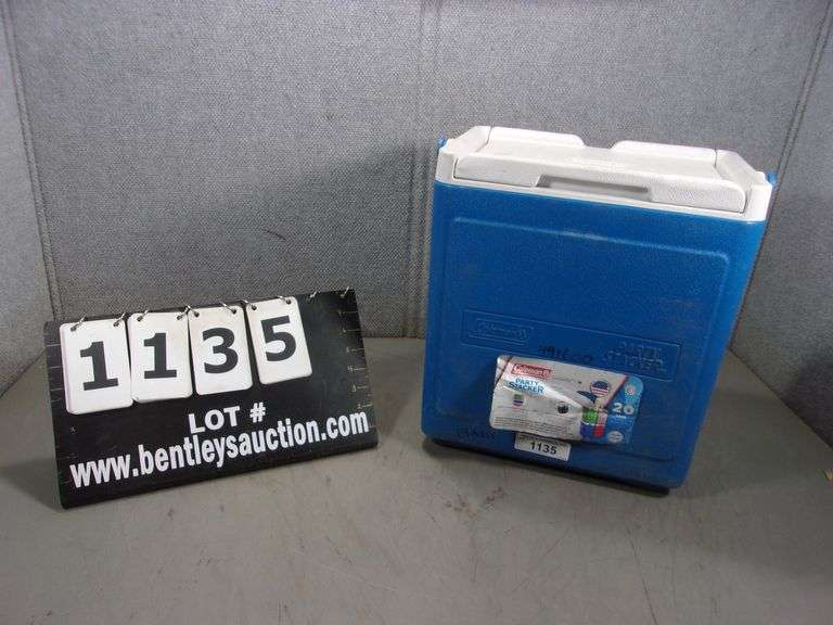 BLUE COLEMAN STACKERS ICE CHEST - Bentley & Associates, LLC