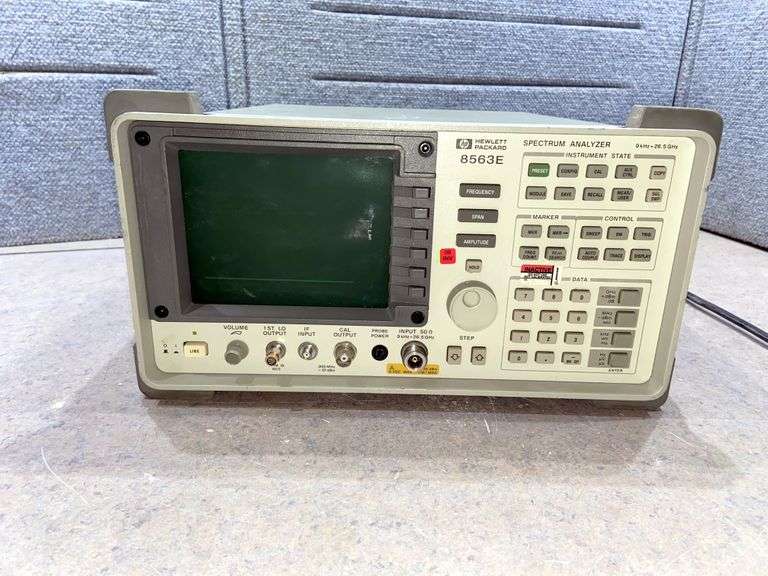 HP 8563E SPECTRUM ANALYZER - Bentley & Associates, LLC