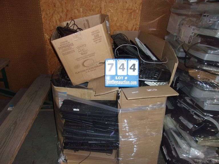 PALLET: ASSORTED COMPUTER KEYBOARDS - Bentley & Associates, LLC