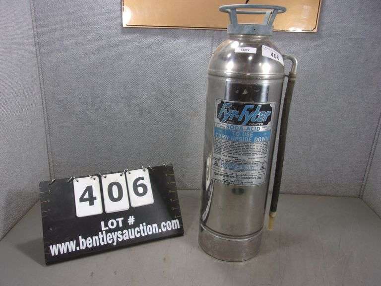 FYR-FYTER 2-1/2 GALLON SODA-ACID FIRE EXTINGUISHER - Bentley ...
