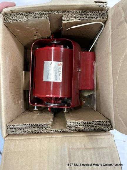 BELL & GOSSETT 1/12 HP 115/1 PH, M09181 (HAS SCRATCHED, DENTS, DINGS ...