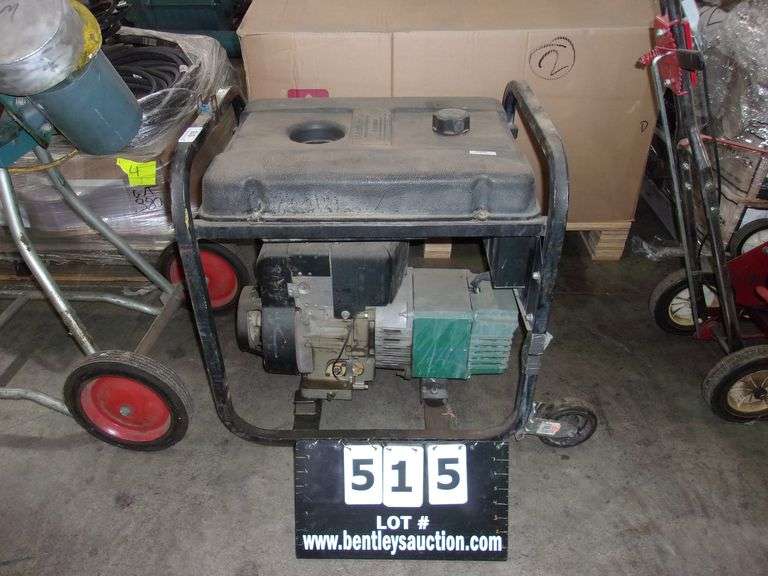 COLEMAN POWERMATE POWERBAX 5000 PORTABLE GAS GENERATOR - Bentley ...