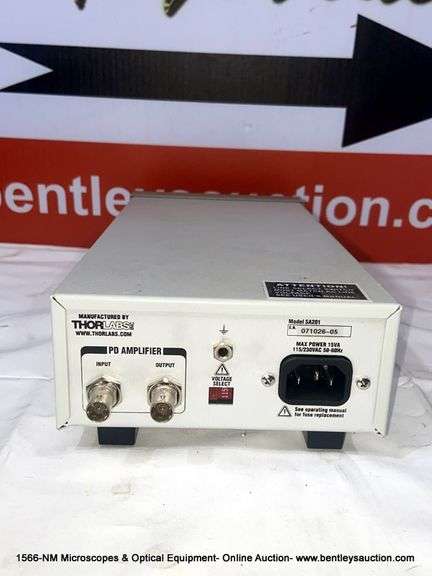 Thor Labs Sa201 Spectrum Analyzer Controller Bentley And Associates Llc