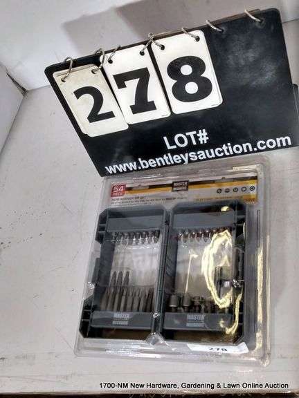 MASTER MECHANIC SCREWDRIVER BIT SET (54 PIECES) - Bentley & Associates, LLC