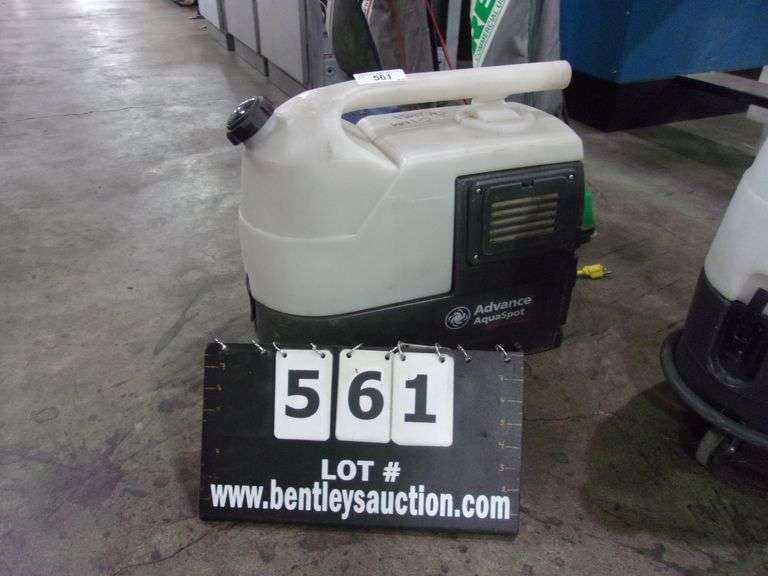 ADVANCE AQUA SPOT CARPET CLEANER - Bentley & Associates, LLC