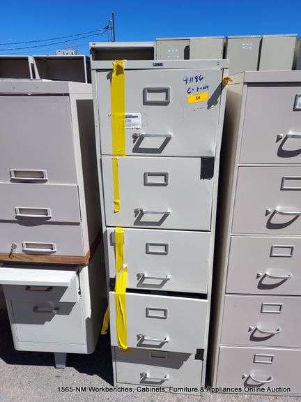 COLE 5 DRAWER METAL FILE CABINET - Bentley & Associates, LLC