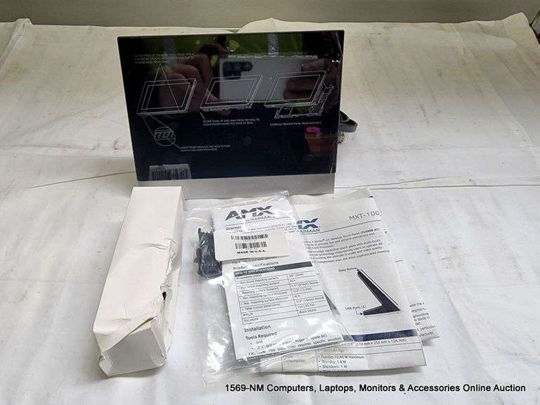 AMX-MXT-1001 MODERO X SERIES G5 TABLETOP TOUCH PANEL - Bentley ...