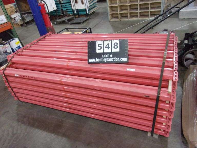 BUNDLE (54) - 6' LENGTH TEAR DROP PALLET RACK ARMS - RED - Bentley ...