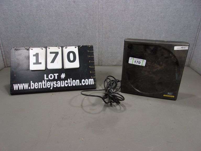 DICKSON TH803 CHART RECORDER - Bentley & Associates, LLC