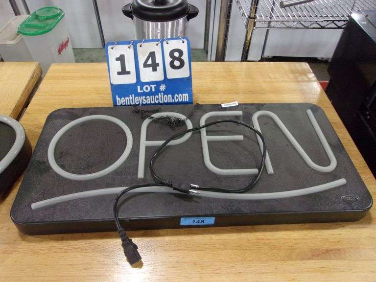 NEWON LED ELECTRIC OPEN SIGN - Bentley & Associates, LLC
