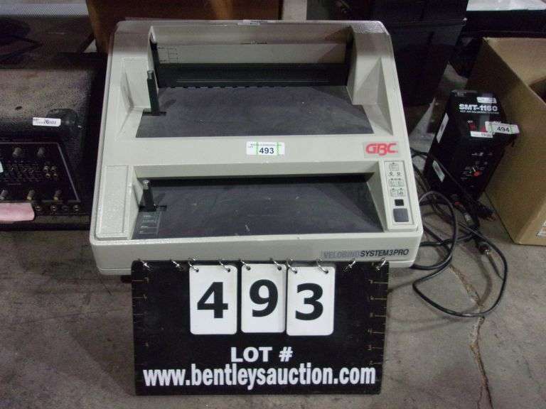 GBC VELOBIND SYSTEM 3 PRO - Bentley & Associates, LLC