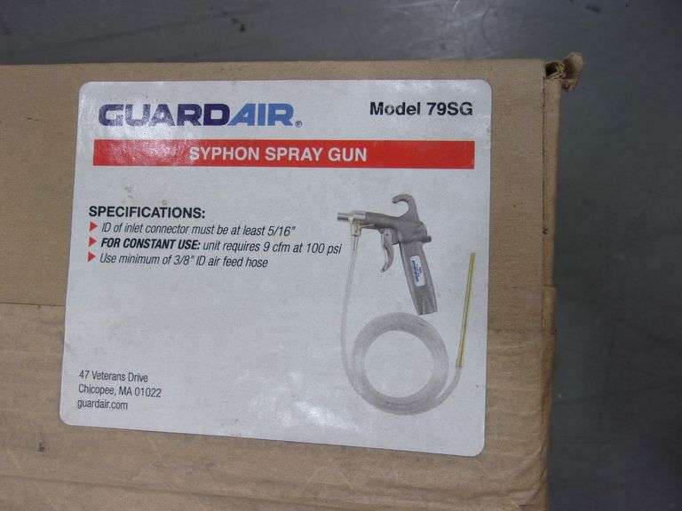 GUARD AIR 79SG SYPHON SPRAY GUN - Bentley & Associates, LLC