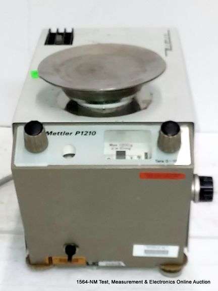 METTLER INSTRUMENT CORP MODEL P1210 - Bentley & Associates, LLC