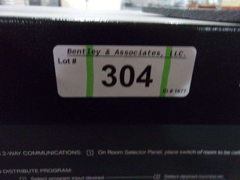 RAULAND SCHOOL PA COMMUNICATION CONTROL SYSTEM - Bentley & Associates, LLC