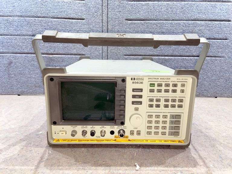 HP 8563E SPECTRUM ANALYZER - Bentley & Associates, LLC
