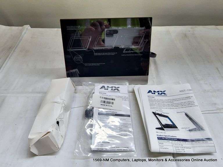 AMX-MXT-1001 MODERO X SERIES G5 TABLETOP TOUCH PANEL - Bentley ...