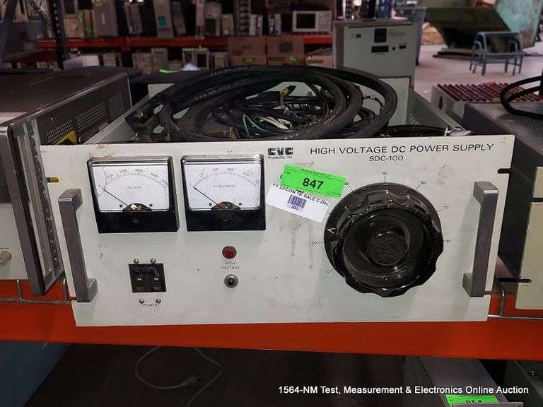 CVC-HIGH VOLTAGE DC POWER SUPPLY SDC-100 - Bentley & Associates, LLC