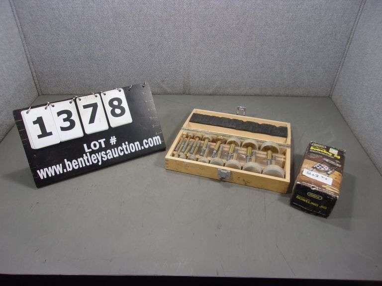 DRILL MASTER 16 PC FORSTNER BIT SET, GENERAL REVOLVING TURRET DOWELING ...
