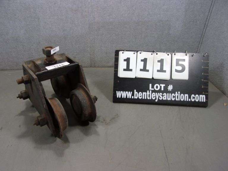 METAL I-BEAM HOIST TROLLY PULLEY - Bentley & Associates, LLC