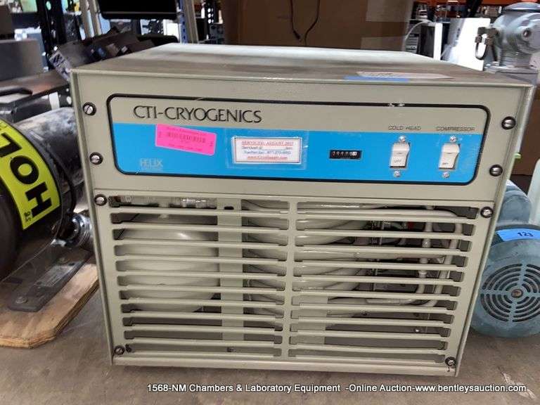CTI CRYOGENICS HELIX COMPRESSOR - 10075 HRS - Bentley & Associates, LLC