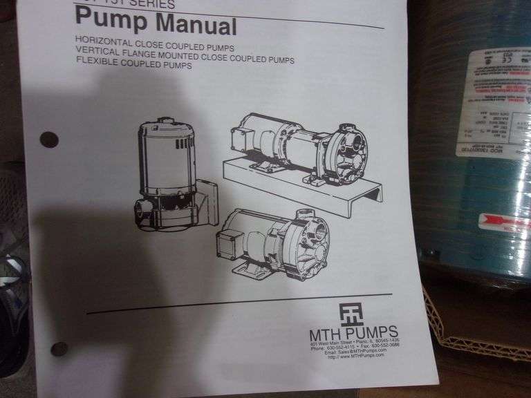 NEW MTH PUMPS T51-MBF FLOW PUMP - Bentley & Associates, LLC