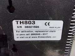 DICKSON TH803 CHART RECORDER - Bentley & Associates, LLC