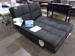 SERTA DREAM CONVERTIBLE MORGAN SOFA BED-BLACK - Bentley & Associates, LLC