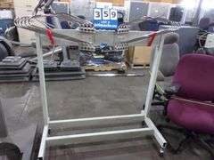 BAR RAY MEDICAL CASTERED LEAD VEST HANGER STAND - Bentley & Associates, LLC