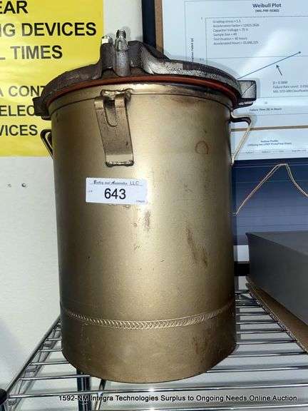 PRESSURE KETTLE - Bentley & Associates, LLC