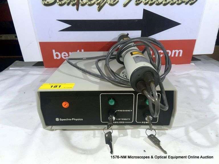 SPECTRA PHYSICS 117A CONTROL W/ LASER - Bentley & Associates, LLC