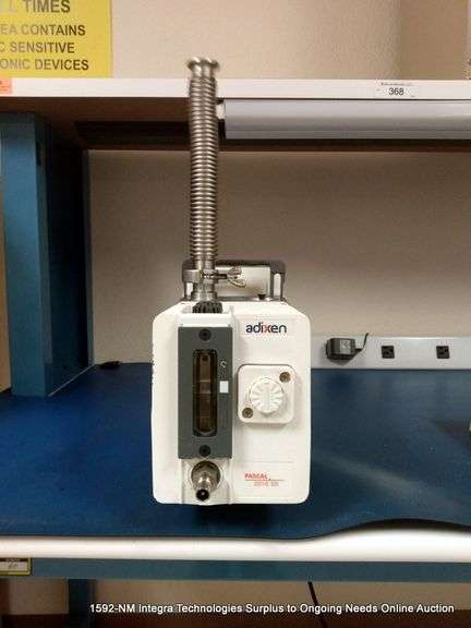 ADIXEN PASCAL 2010 SD VACUUM PUMP - Bentley & Associates, LLC