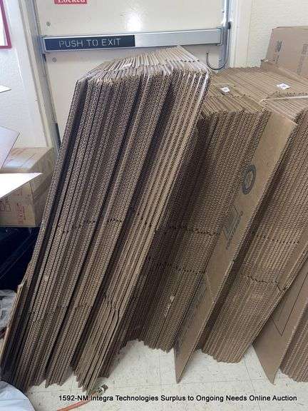 LOT: CARDBOARD BOXES - Bentley & Associates, LLC