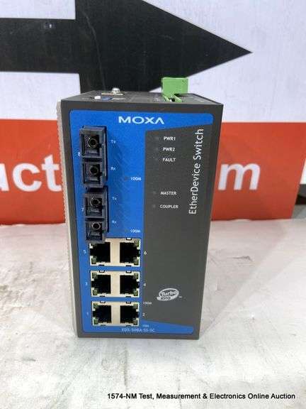 MOXA EDS-508A SWITCH - Bentley & Associates, LLC